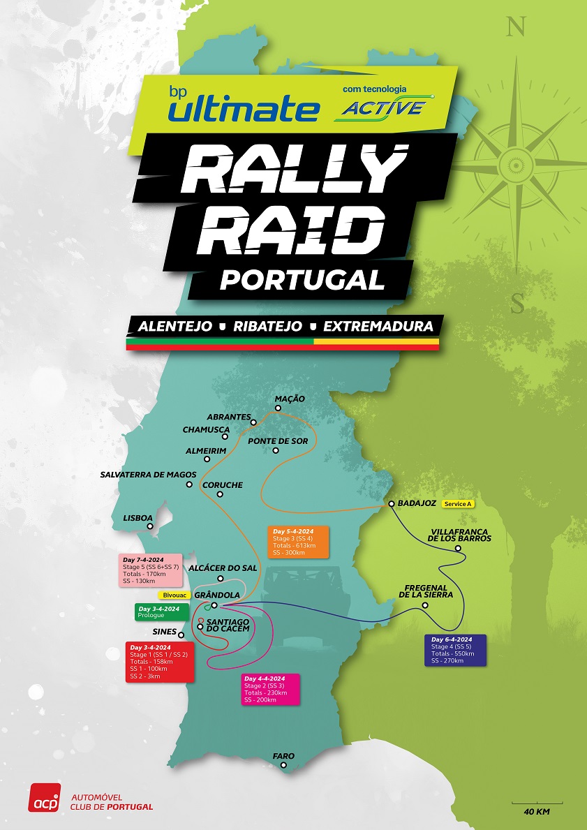 Mapa Oficial | Rally Raid Portugal | 2 a 7 de abril 2024 Mapa Oficial | Rally Raid Portugal | 2 a 7 de abril 2024
